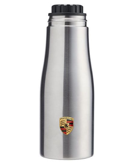 Thermal Insulated Flask Silver 1L. Porsche Centre Brighton Shop