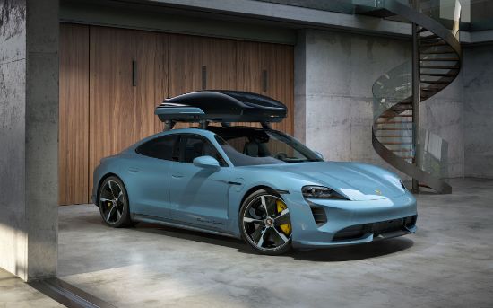 Roof Box, Performance, High-Gloss Black. Porsche Centre Brighton Shop