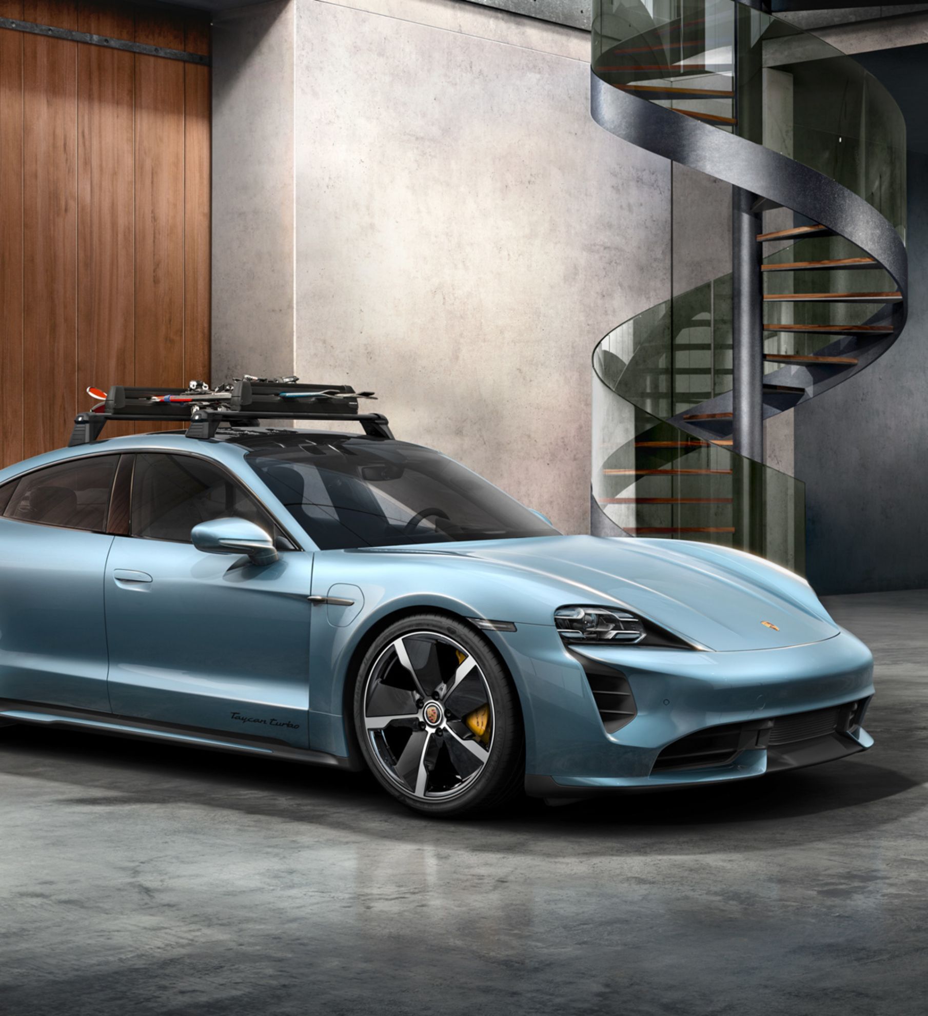 Roof Ski/Snowboard Holder, Pull-out. Porsche Centre Brighton Shop